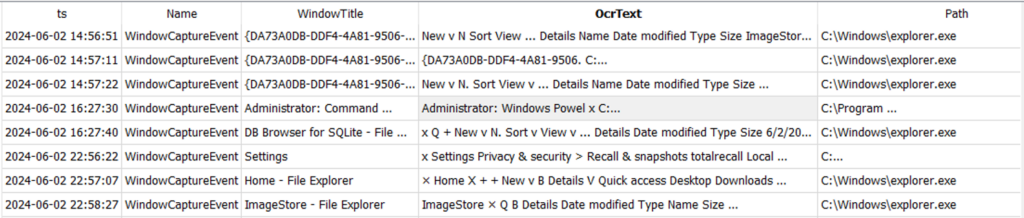Forensic Applications of Microsoft Recall | CyberCX